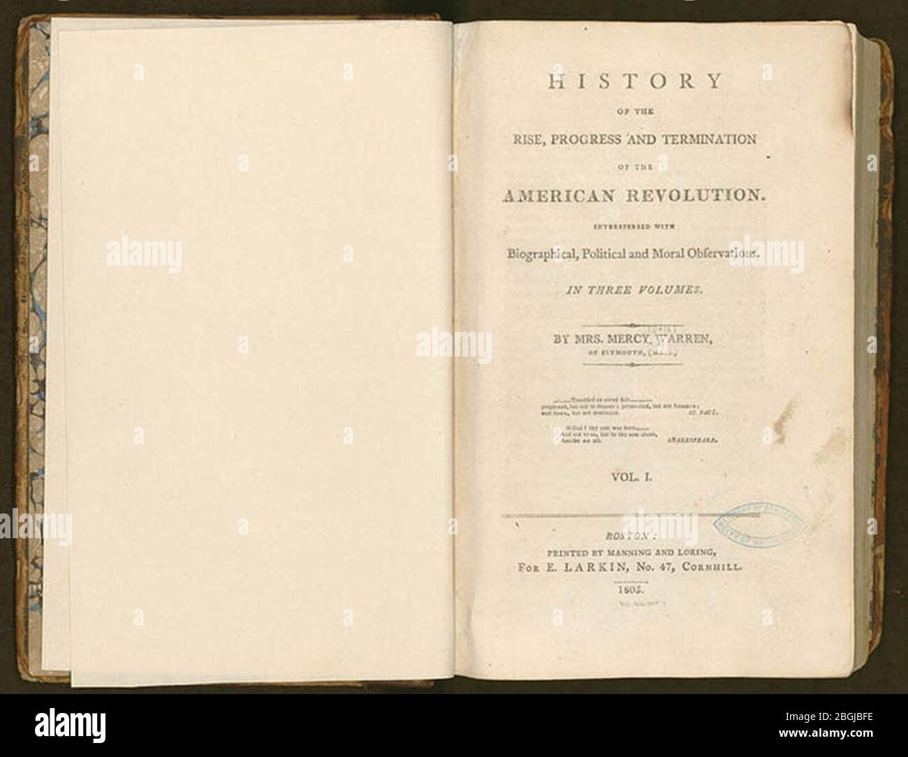 History of the Rise Progress and Termination of the American Revolution ...