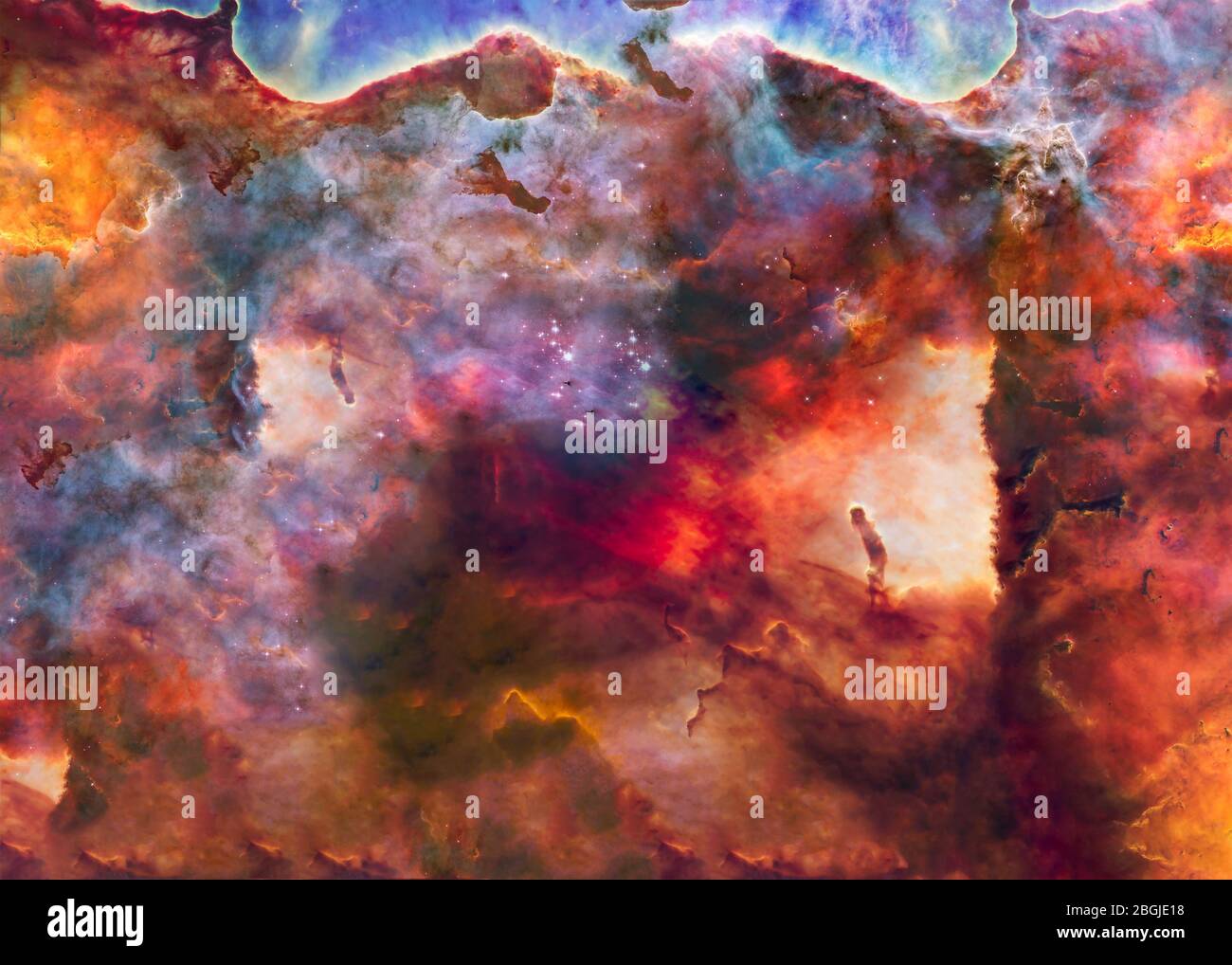 Stardust in deep space. Star forming region. Science fiction wallpaper ...