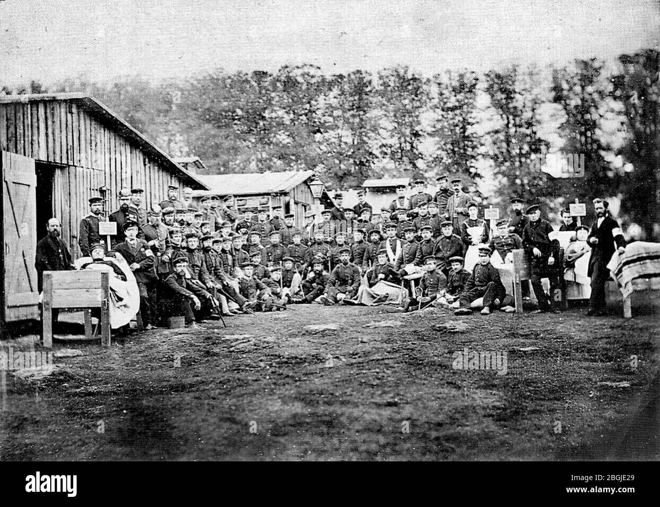 Deutsch franzosischer krieg Black and White Stock Photos & Images - Alamy