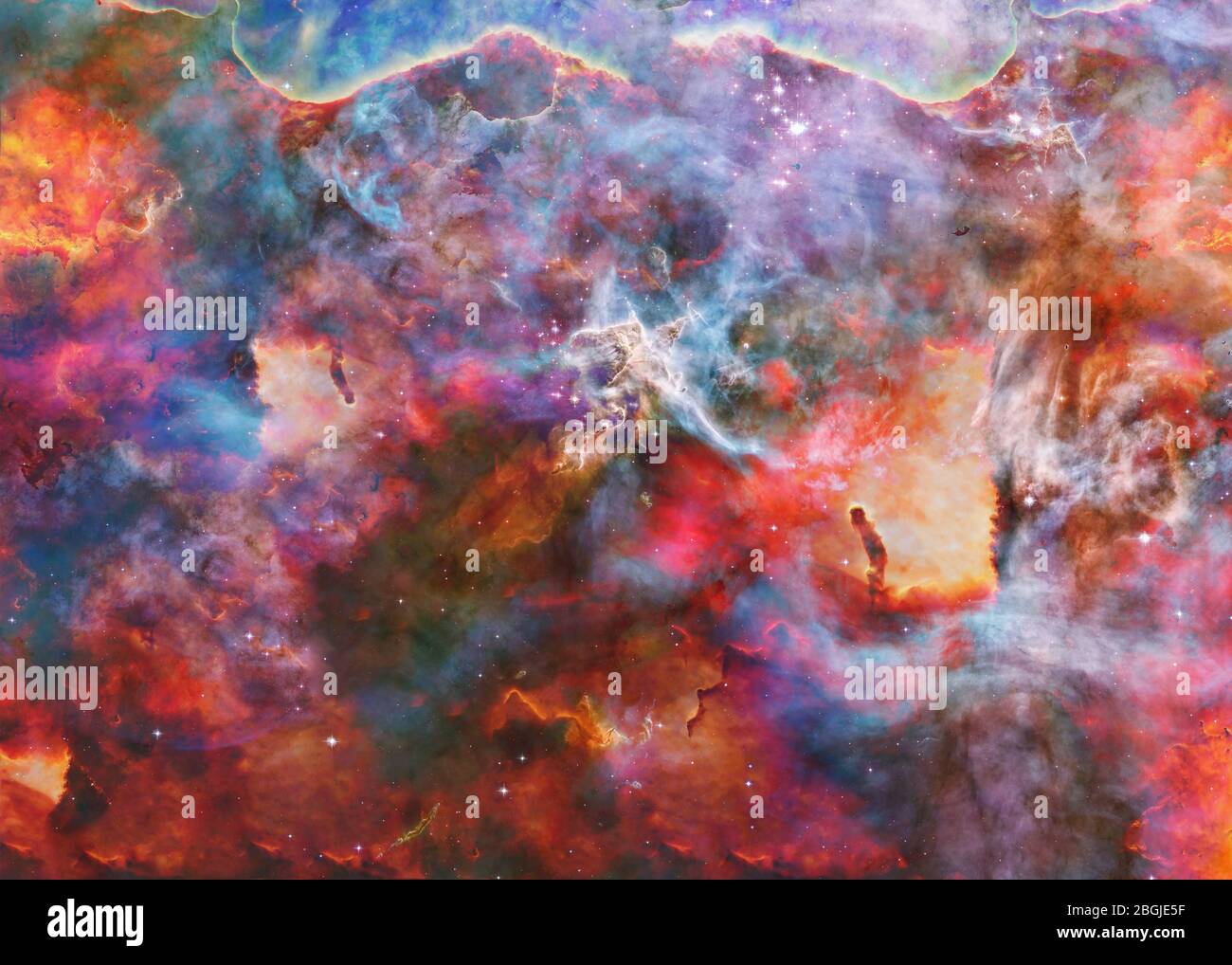 Stardust in deep space. Star forming region. Science fiction wallpaper ...
