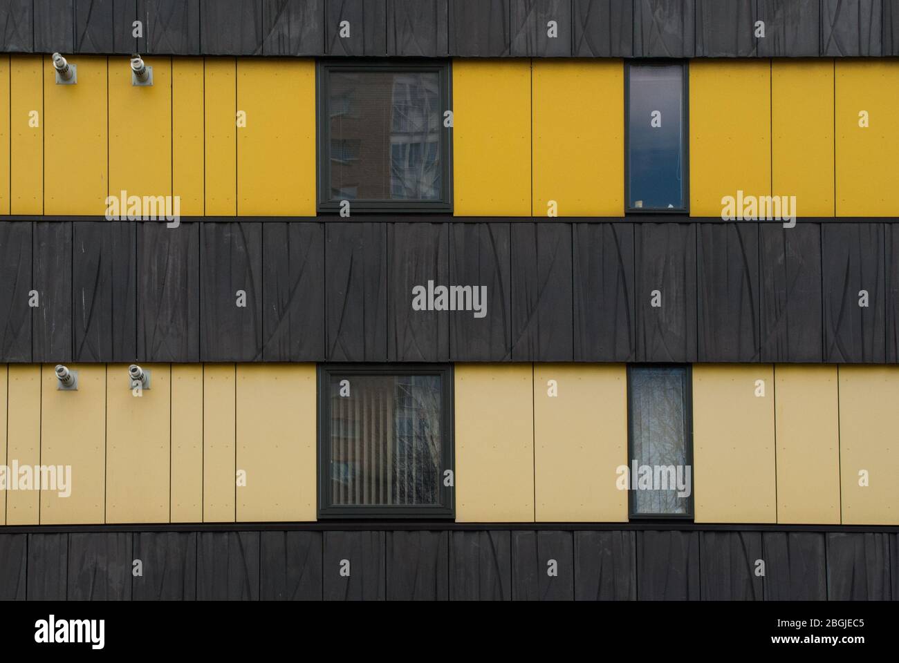Yellow Black Affordable Housing Tarling Estate, Tarling Street, London ...