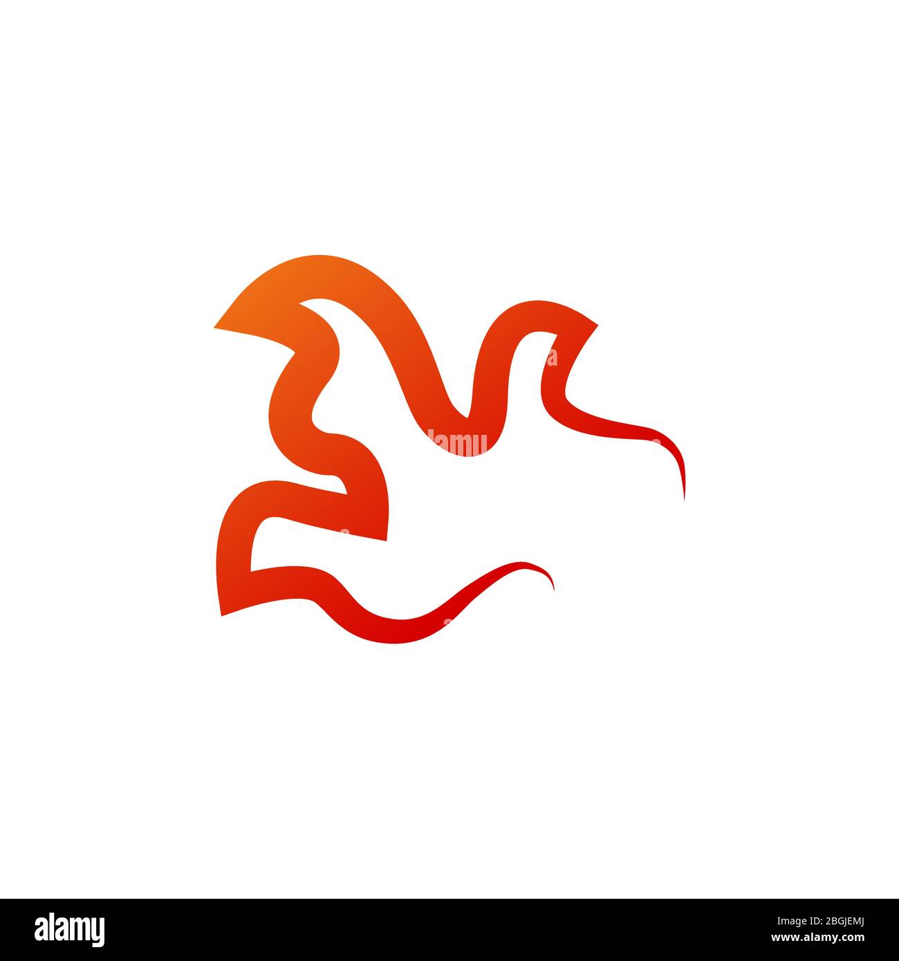 flame flat vector graphic design illustration isolated Stock Vector ...