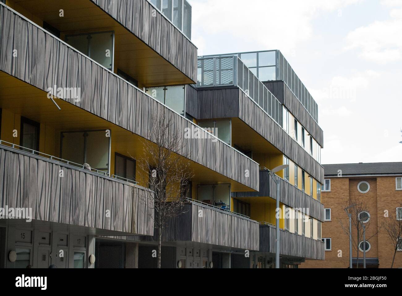 Yellow Black Affordable Housing Tarling Estate, Tarling Street, London ...