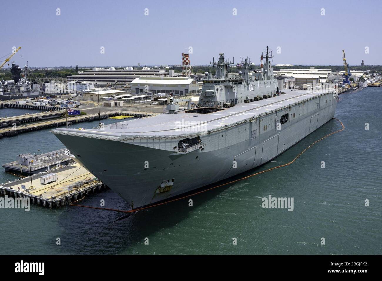HMAS Adelaide at Pearl Harbor in July 2018 Stock Photo - Alamy