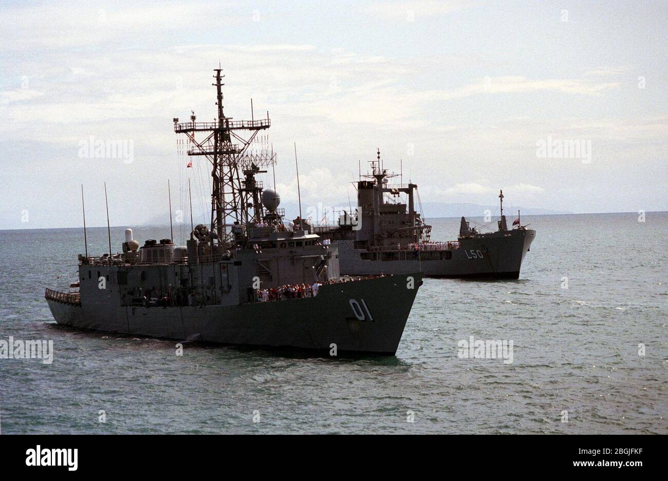 Hmas adelaide hi-res stock photography and images - Alamy
