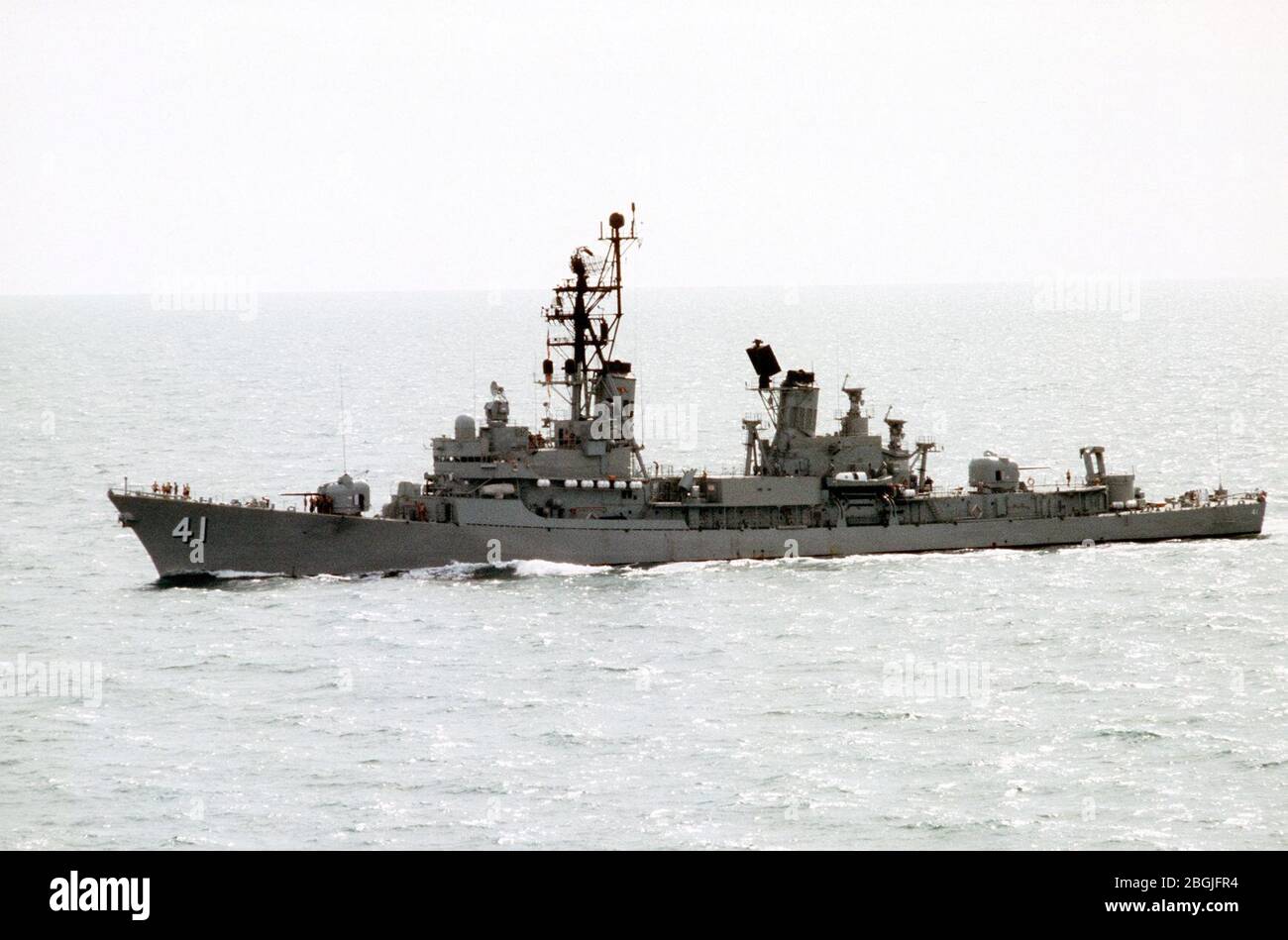 HMAS Brisbane (D41) during PITCH BLACK 84 Stock Photo - Alamy