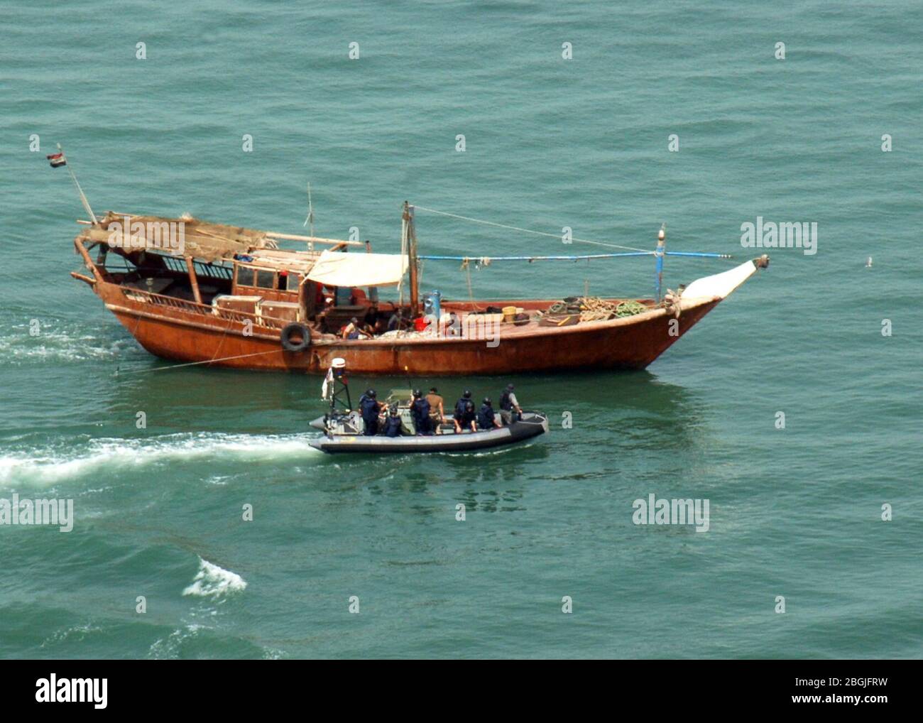 HMAS Anzac boarding party Stock Photo - Alamy