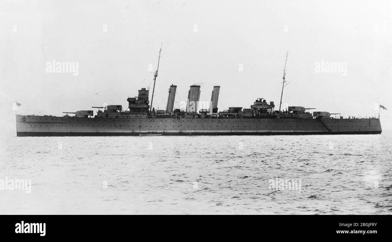 HMAS Australia (D84) circa in 1932-1933 Stock Photo - Alamy