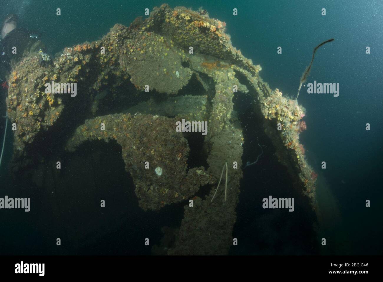 HMAS Perth (D29) wreck photo 01 in October 2015 Stock Photo - Alamy