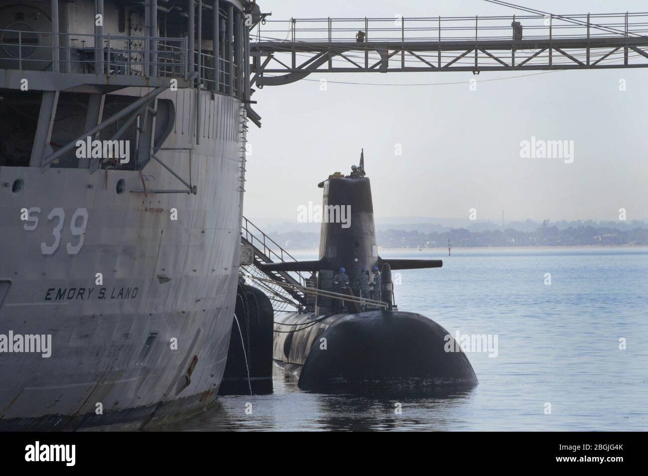 HMAS Sheean with USS Emory S Land in September 2019 Stock Photo - Alamy