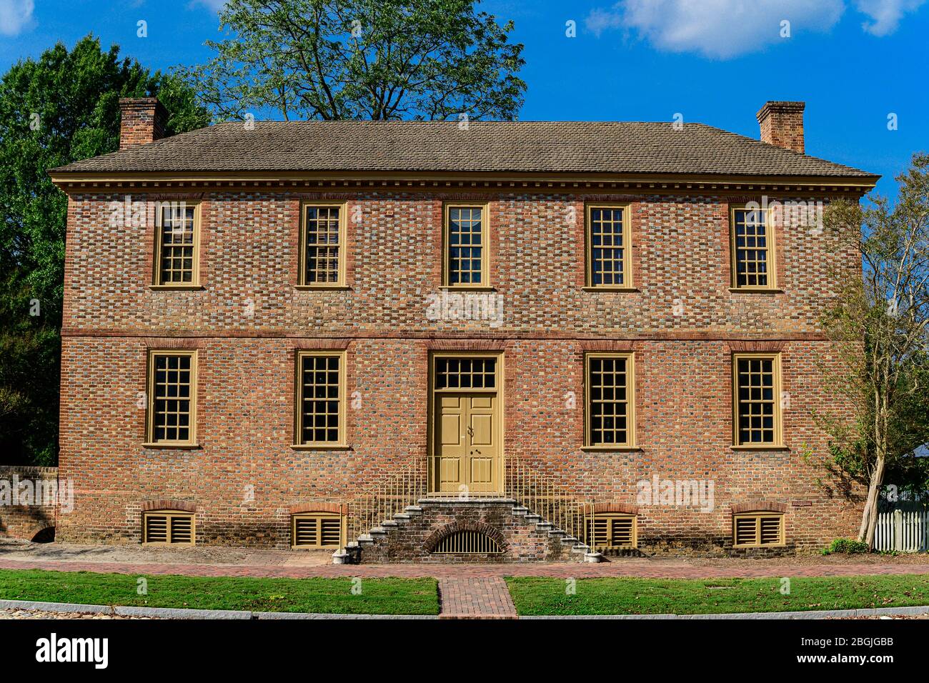 18th Century Colonial House America High Resolution Stock Photography ...