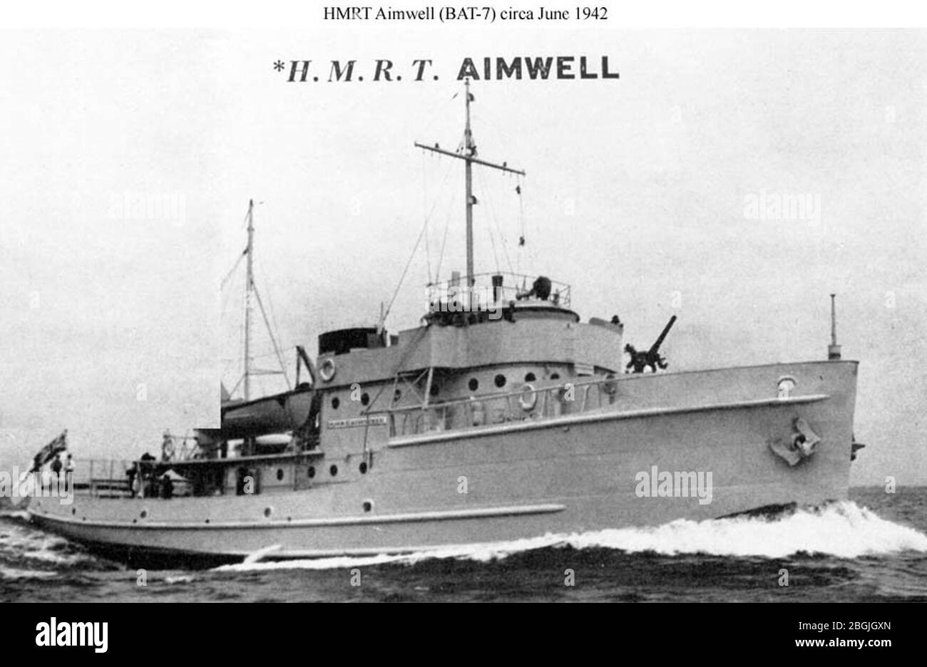 HMS Aimwell (W 113 Stock Photo - Alamy