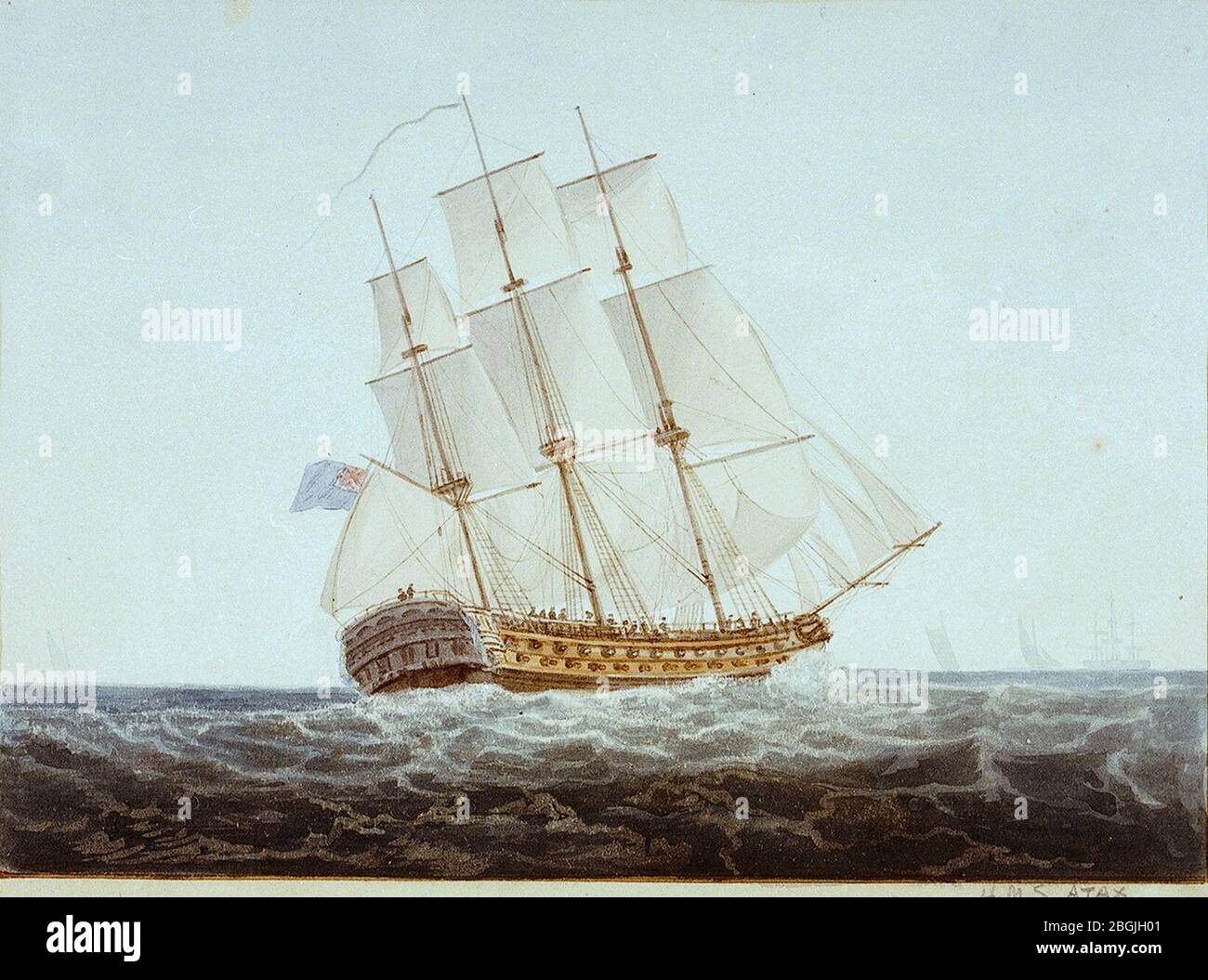 HMS Ajax (1798 Stock Photo - Alamy