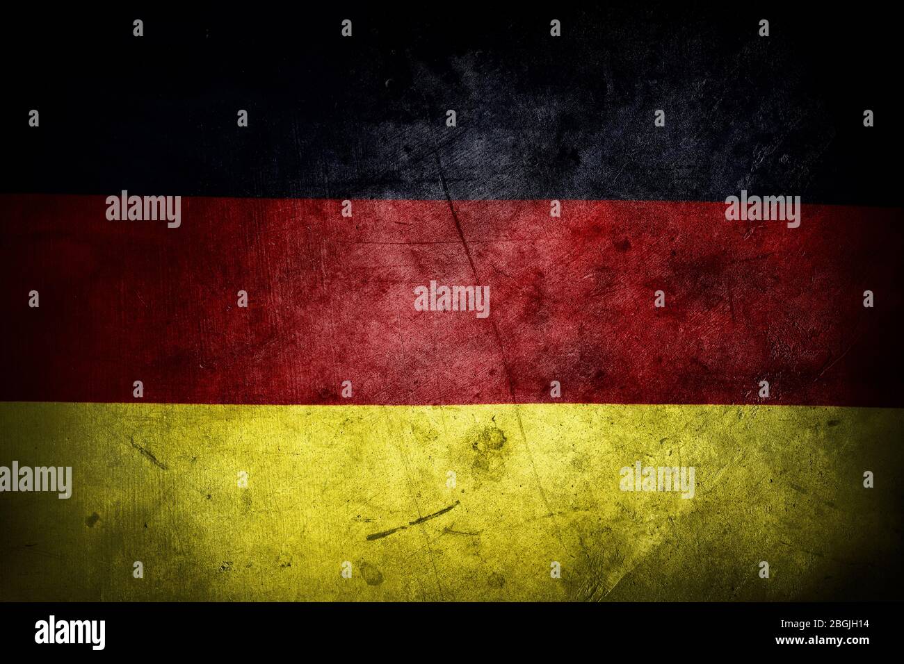 German flag. Grunge texture effect Stock Photo - Alamy