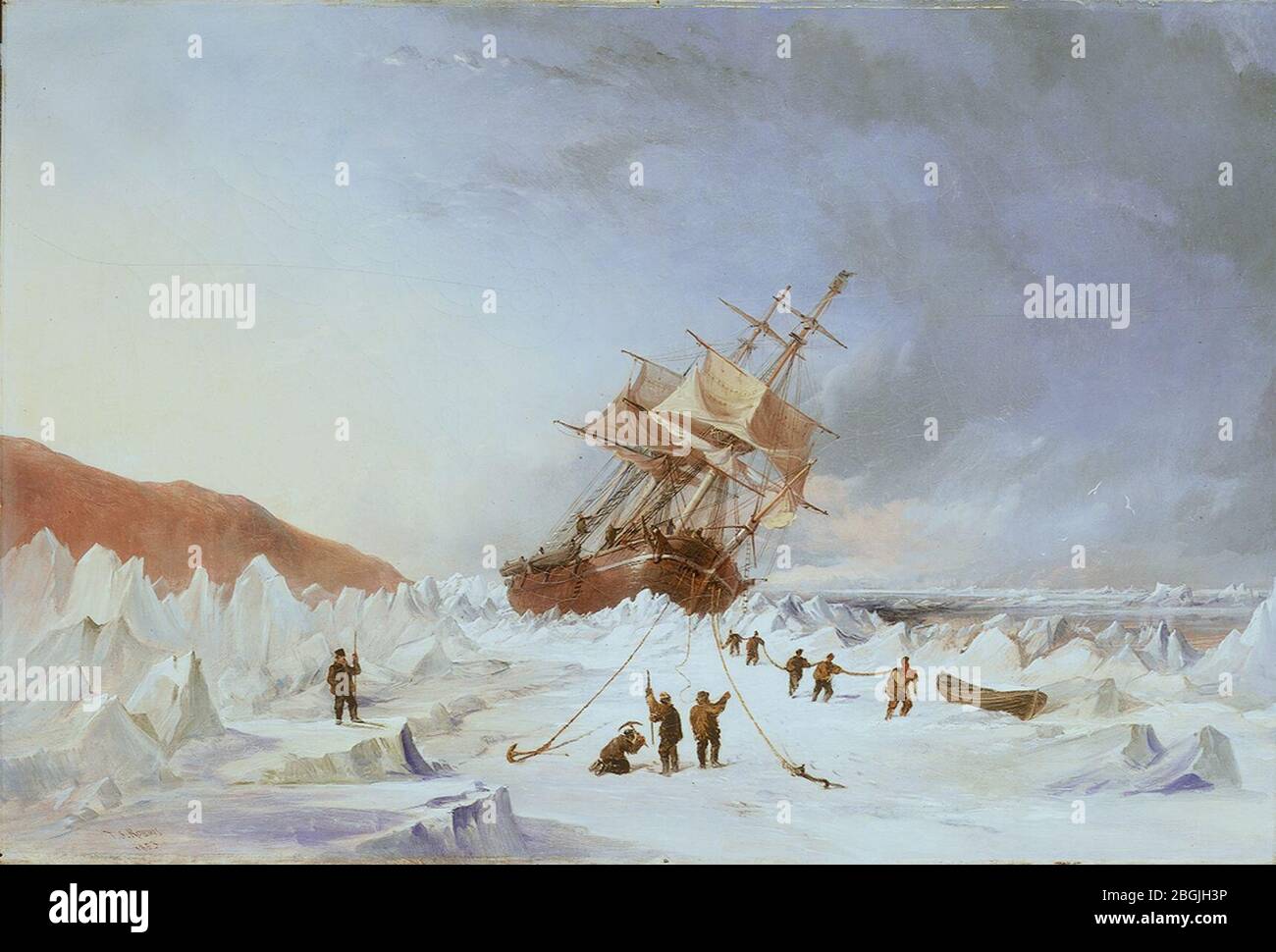 HMS Assistance (1850 Stock Photo - Alamy