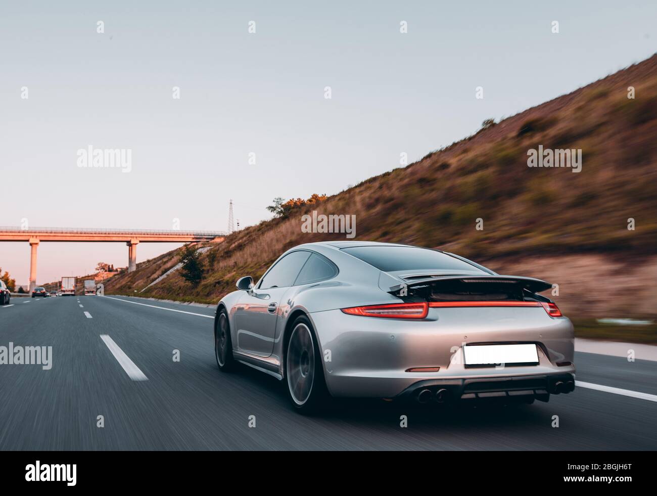 Futuristic car from behind hi-res stock photography and images - Alamy