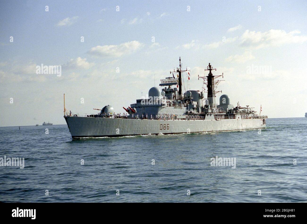 HMS Birmingham D86 Stock Photo - Alamy