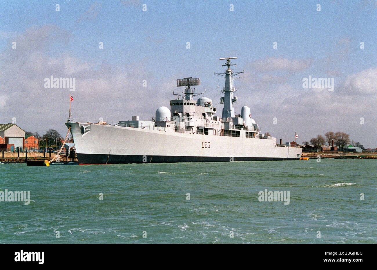 HMS Bristol (D23 Stock Photo - Alamy