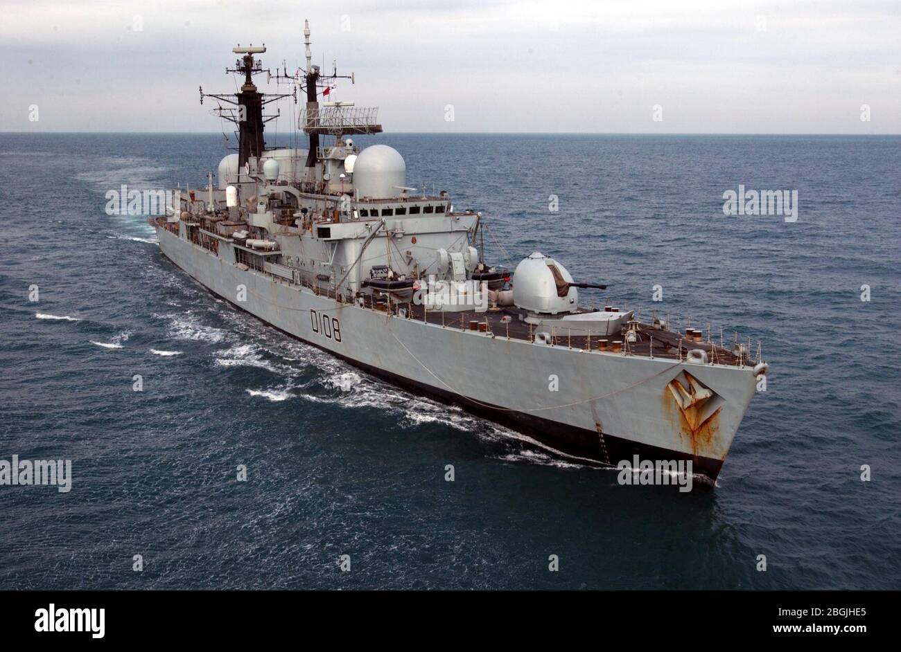 HMS Cardiff (D108) - 021216 Stock Photo - Alamy