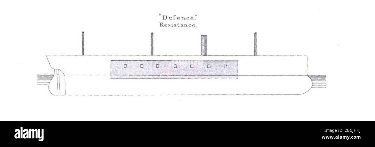 HMS Defence (1861 Stock Photo - Alamy