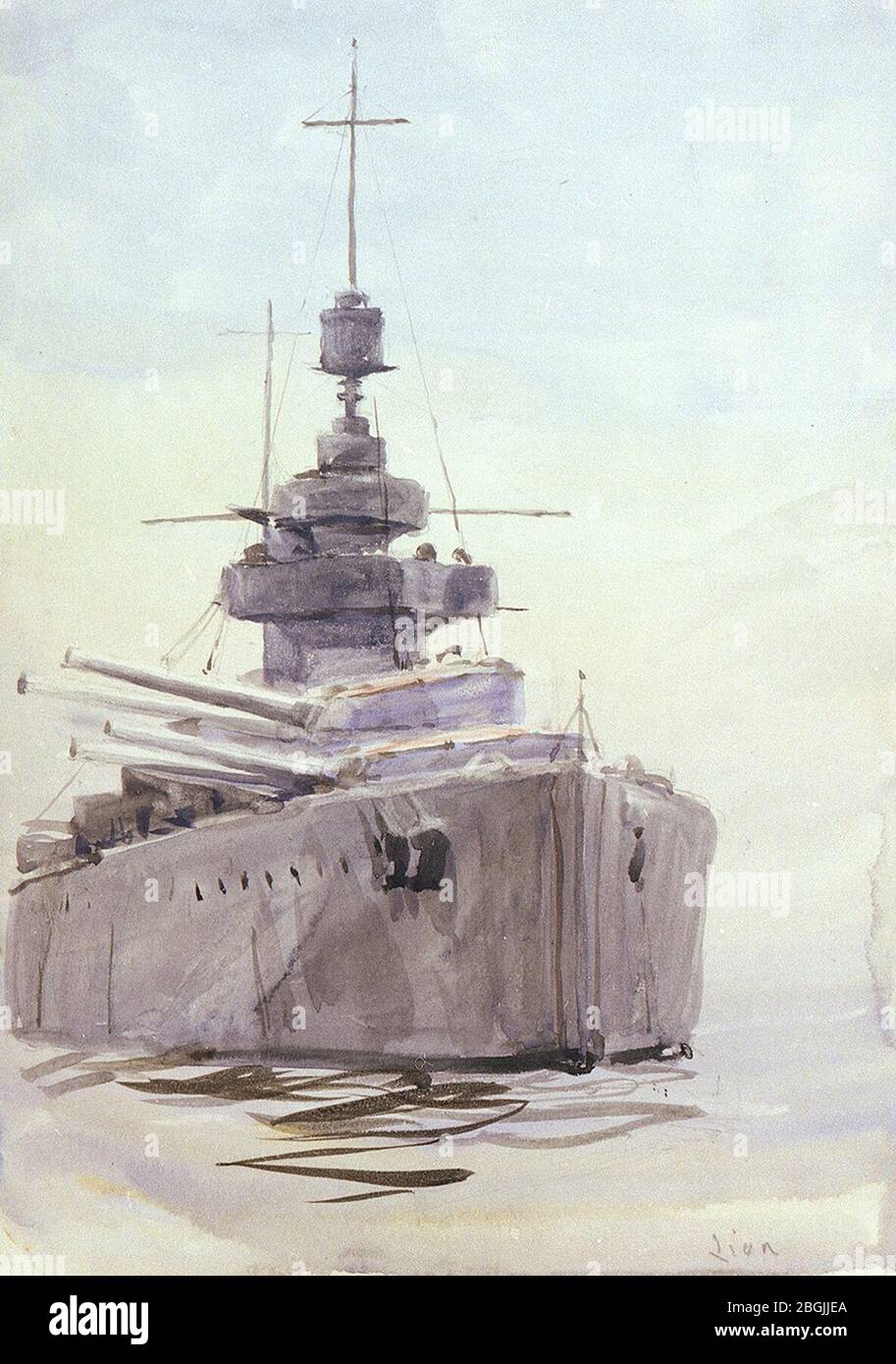 The battle with hms lion hi-res stock photography and images - Alamy