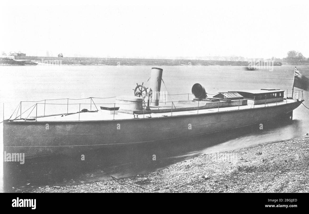 HMS Lightning at Chiswick Stock Photo - Alamy