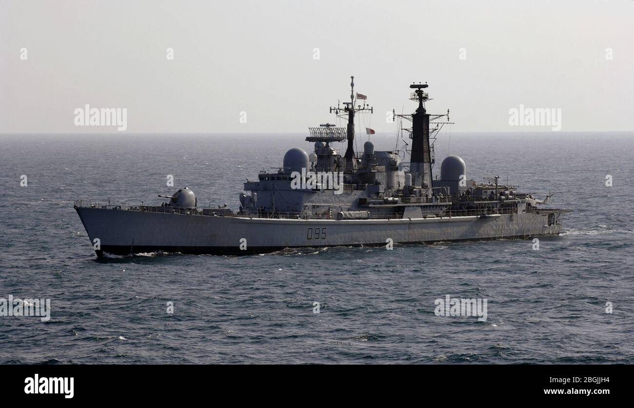 HMS Manchester D95 Stock Photo - Alamy