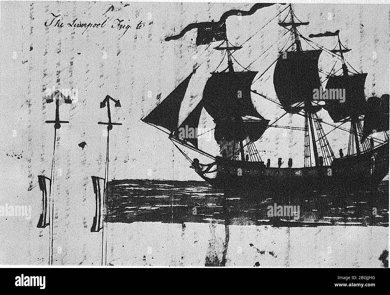 HMS Liverpool sketch Stock Photo - Alamy