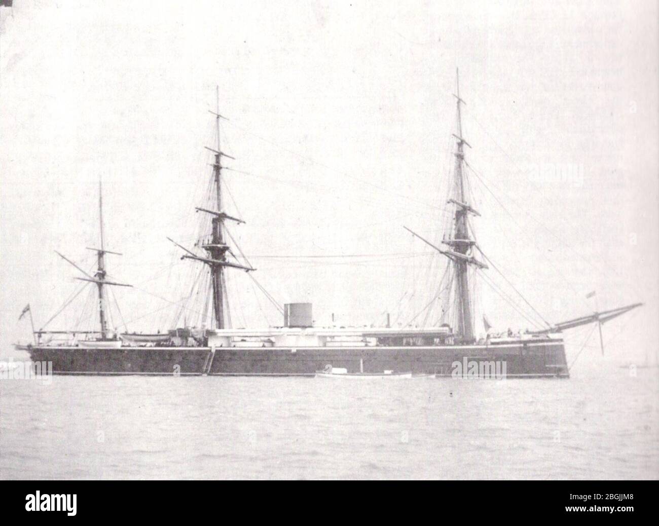 HMS Monarch (1868 Stock Photo - Alamy
