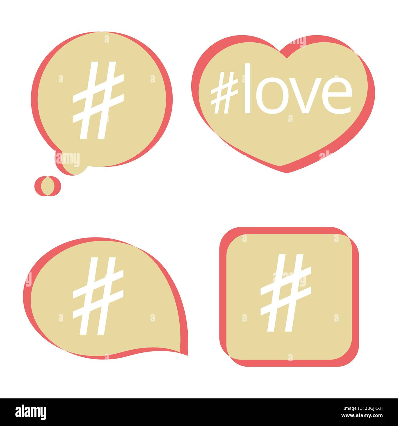 Media content icon set Stock Vector Images - Alamy