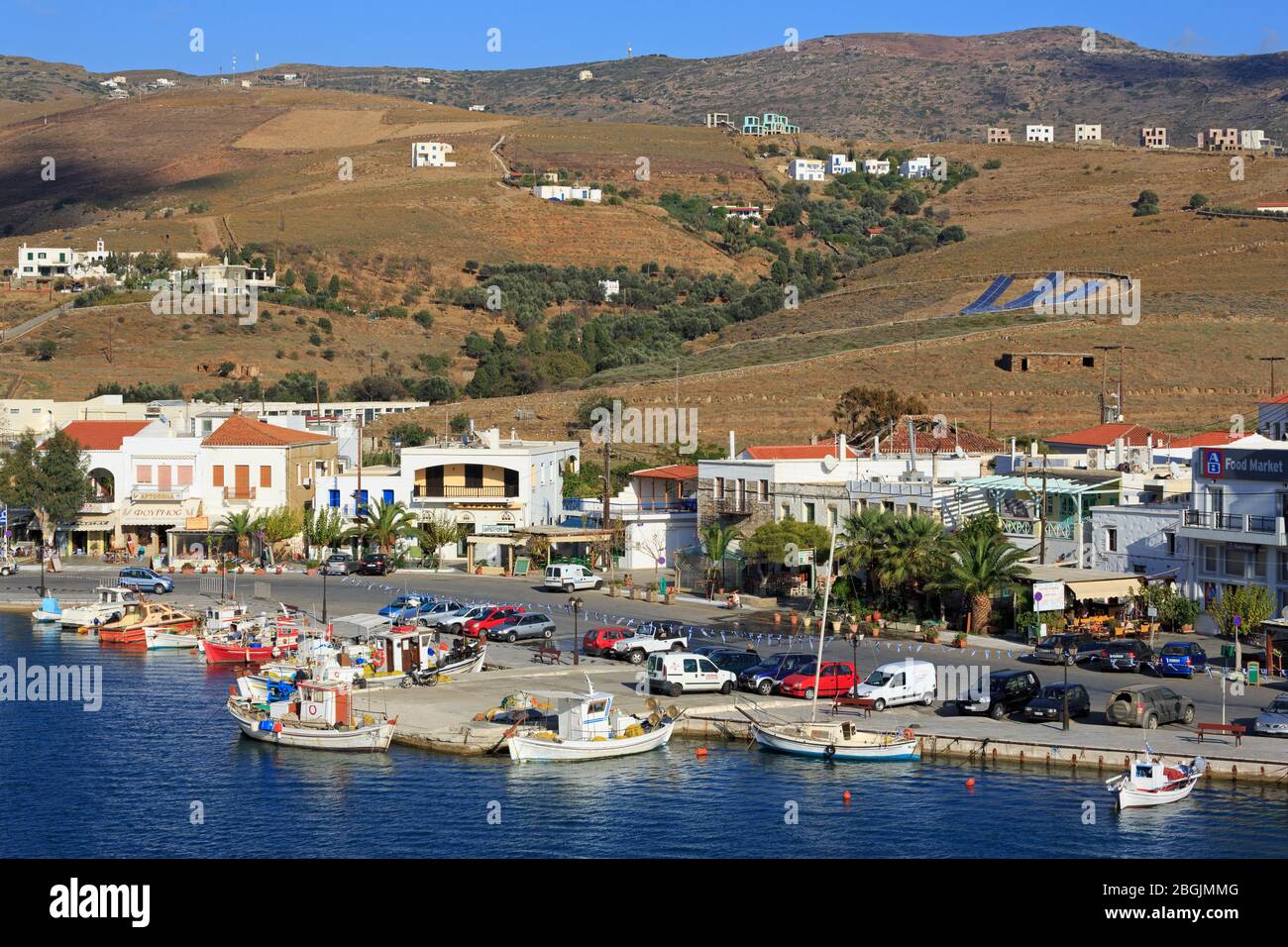 Port of Gavrio,Andros Island,Greece,Europe Stock Photo - Alamy