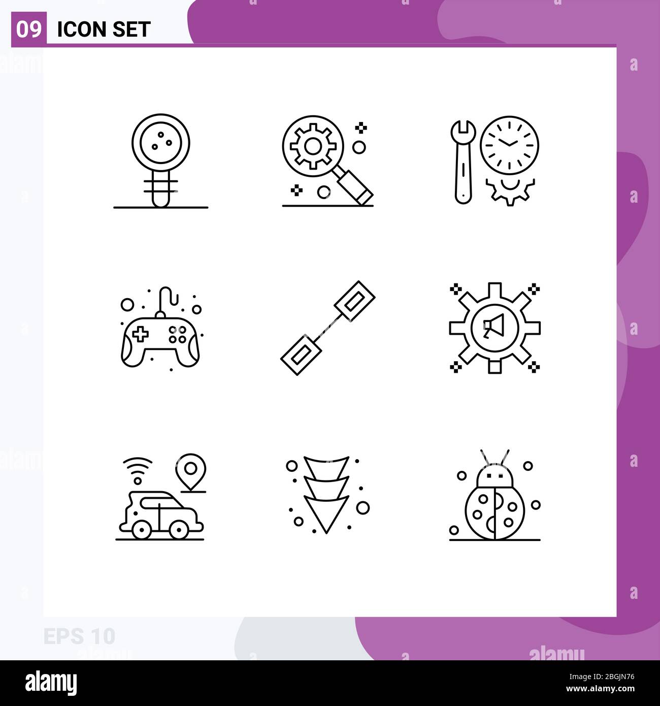 Game clock Stock Vector Images - Alamy