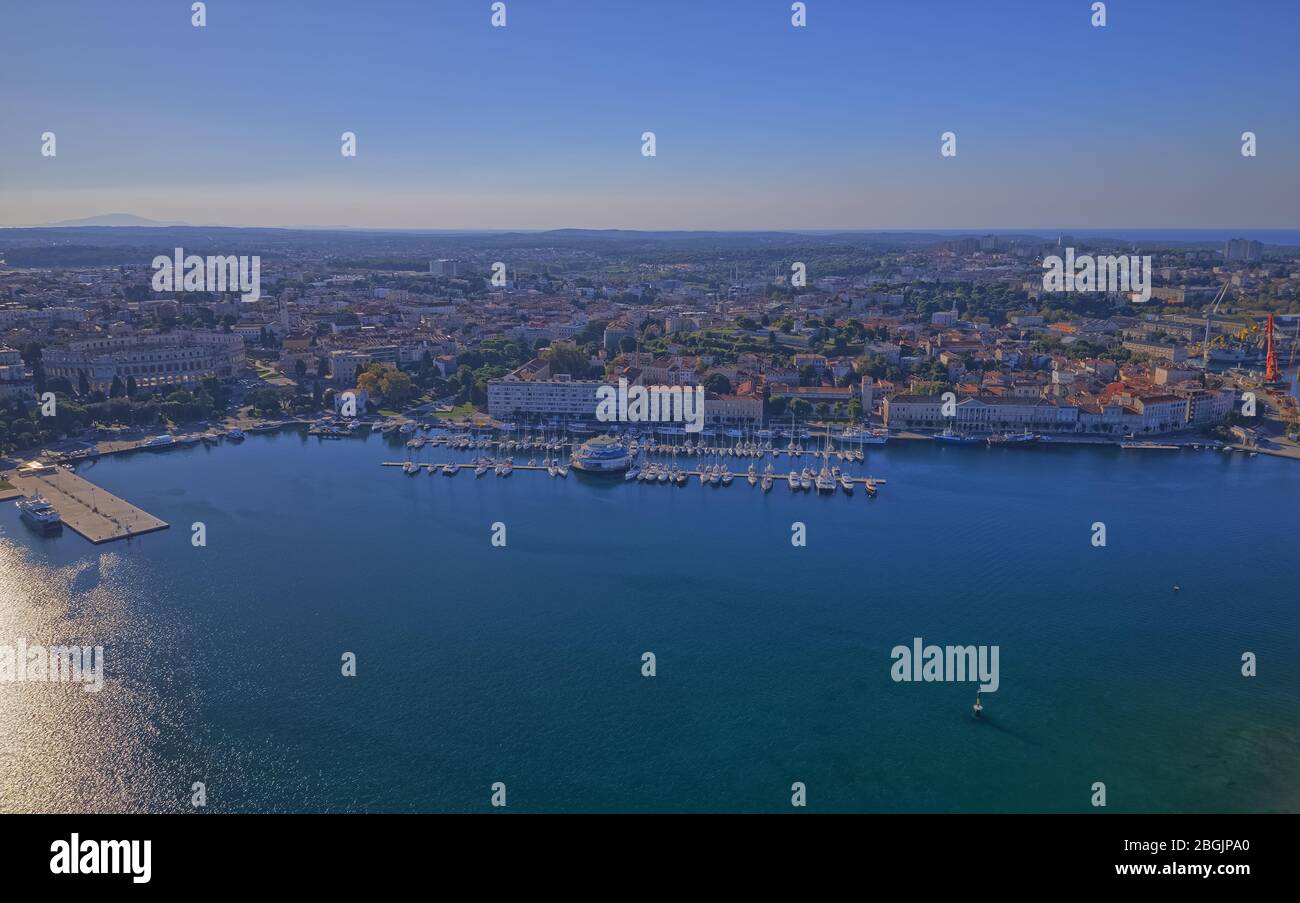 Harbor in pula hi-res stock photography and images - Alamy