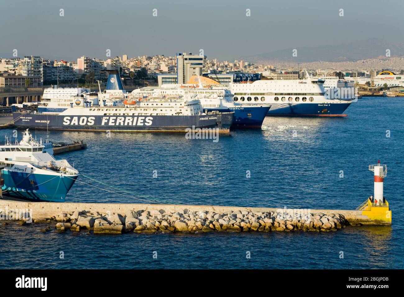 Athens port tower hi-res stock photography and images - Alamy