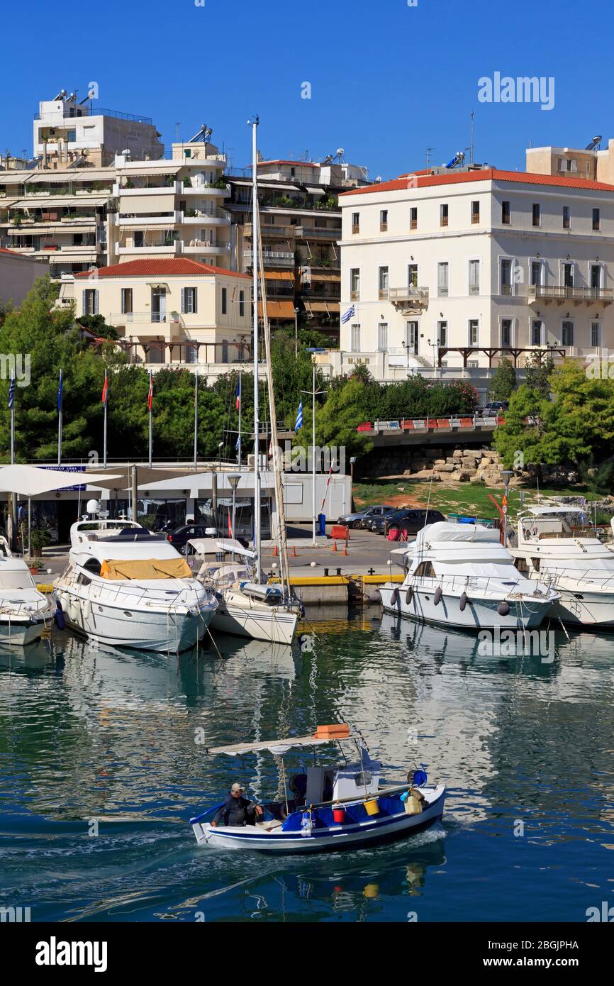 Yacht Marina, Port of Piraeus, Athens, Greece, Europe Stock Photo - Alamy