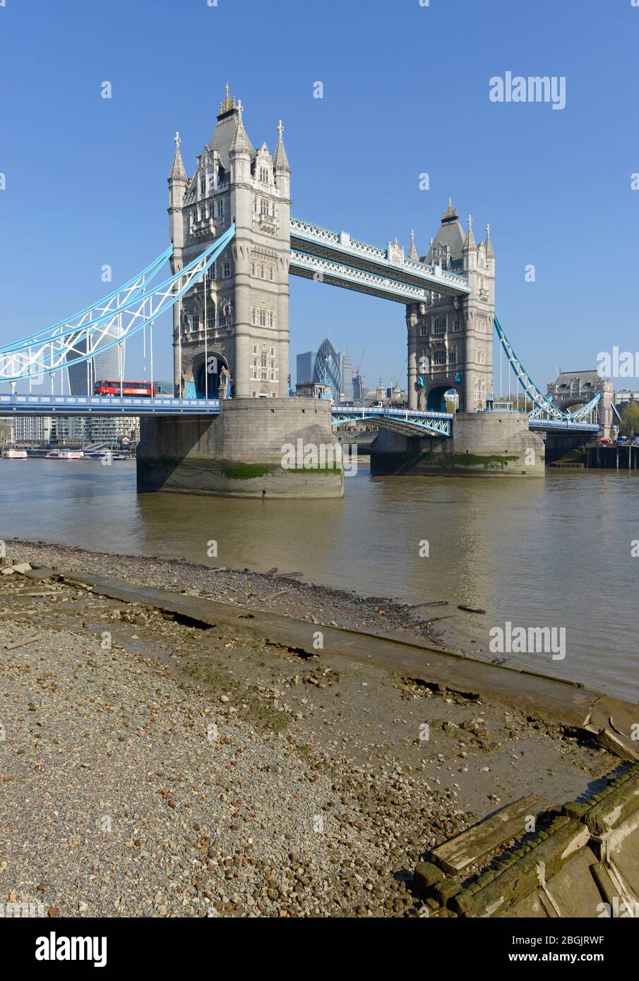 Tower bridge from south bank hi-res stock photography and images - Alamy