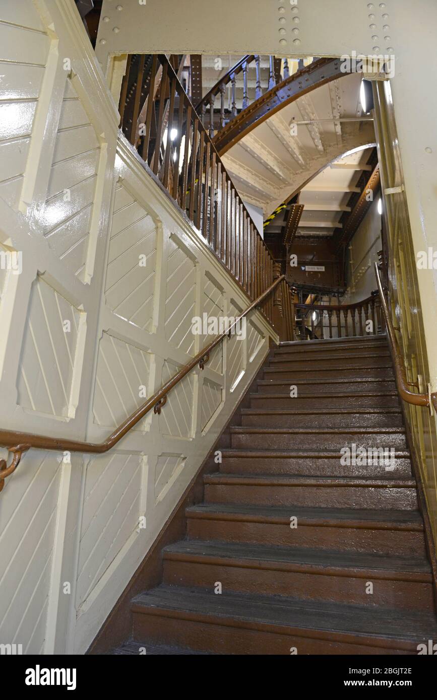 London tower bridge stairs hi-res stock photography and images - Alamy