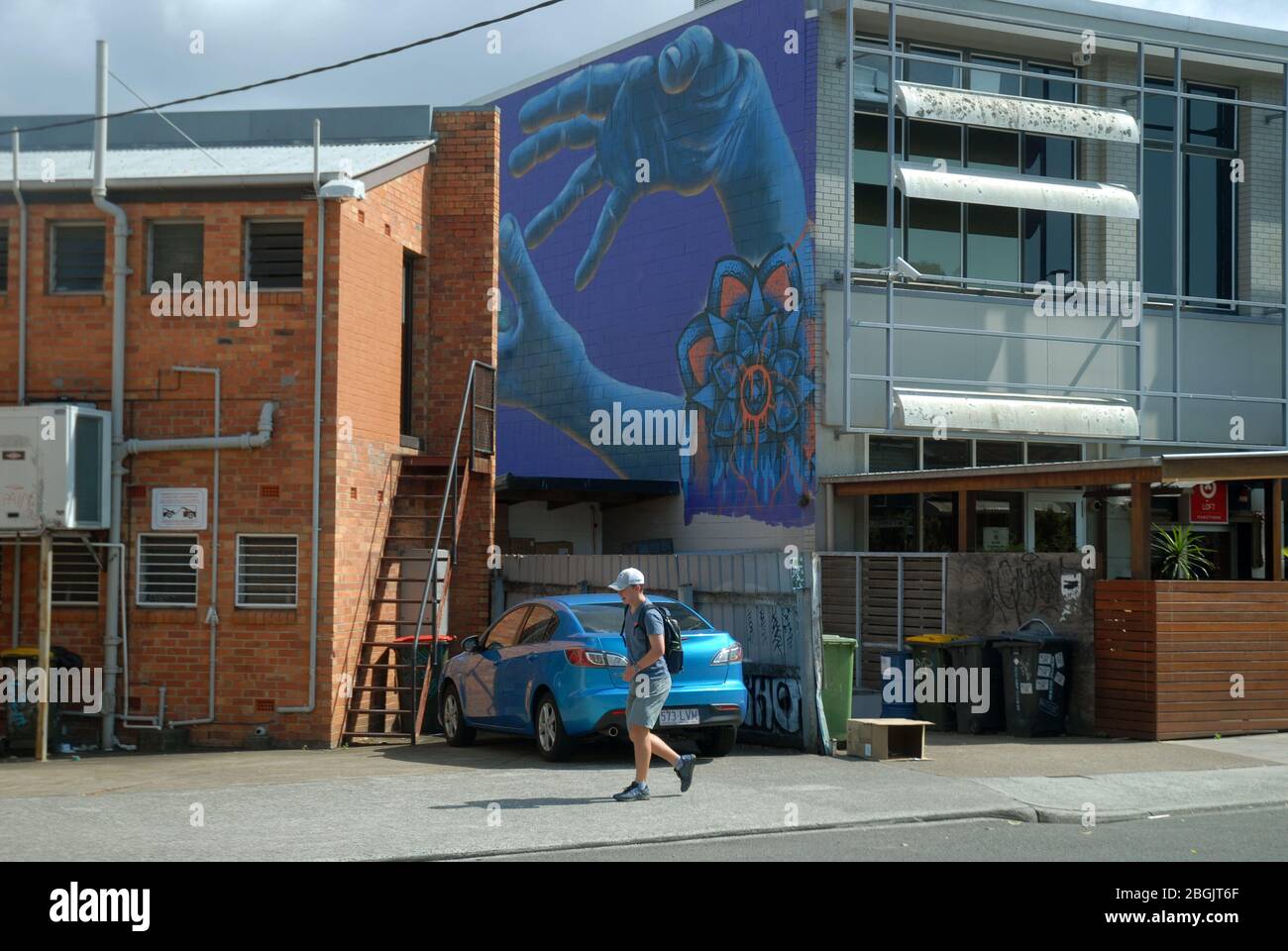 Mural, West End, Brisbane, Queensland, Australia Stock Photo - Alamy