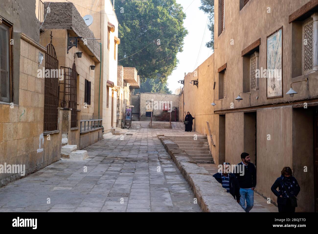 An alleyway and stairs, Kom Ghorab, Old Cairo, Egypot Stock Photo - Alamy