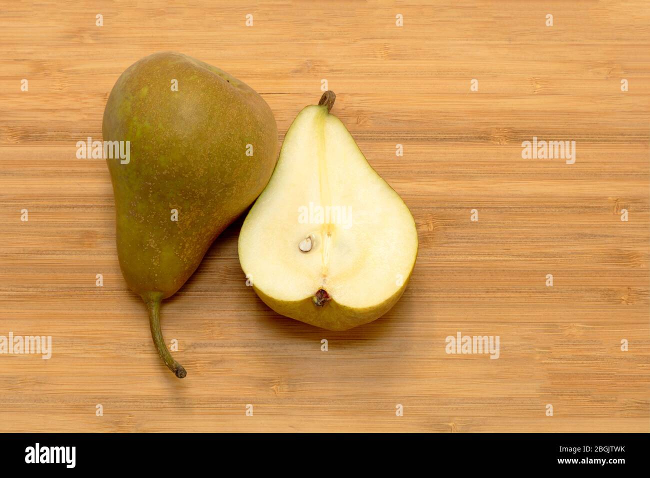 Bosc pear, Beurre Bosc, by James D Coppinger/Dembinsky Photo Assoc ...