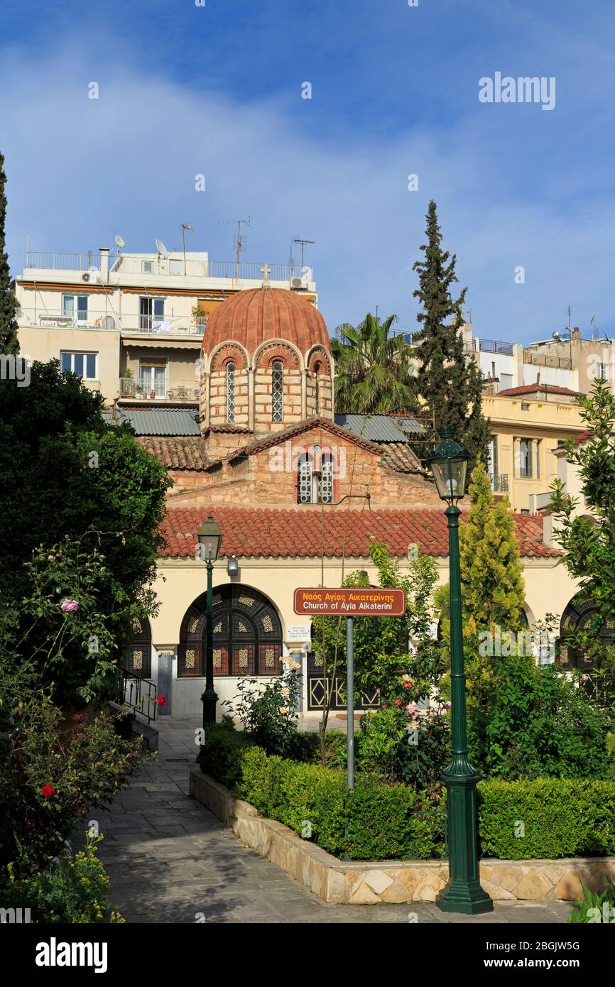St. Catherine's Orthodox Church, Plaka District, Athens, Attica Region ...