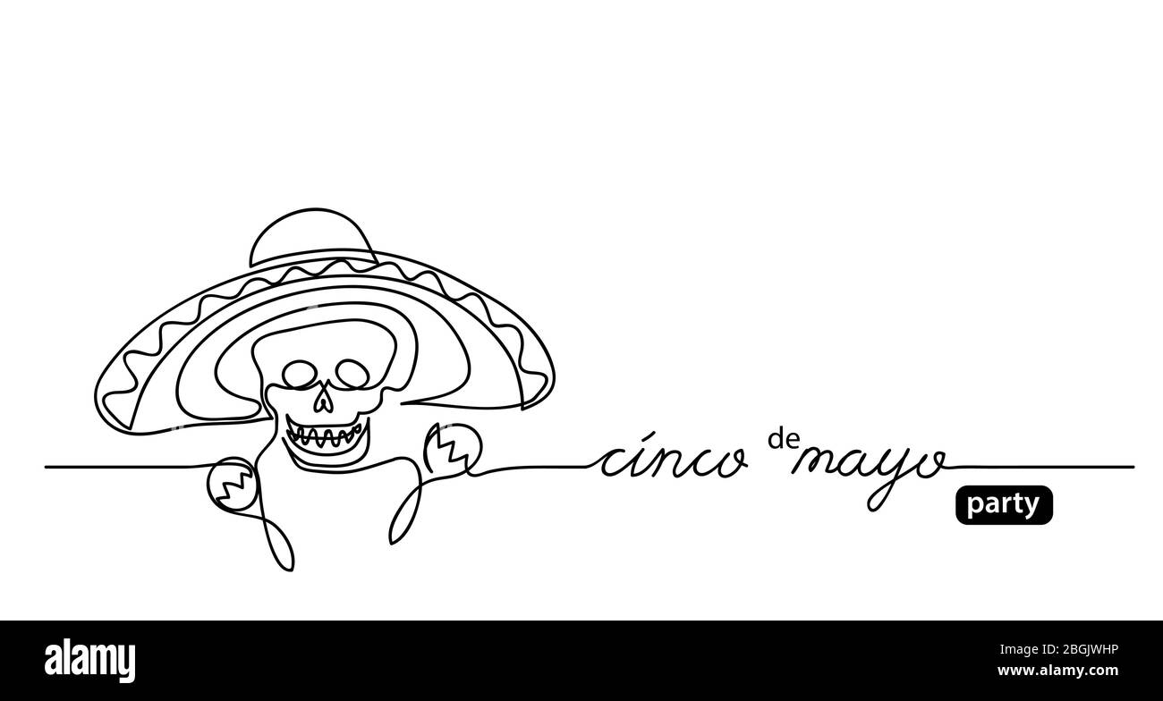 Cinco De Mayo Clip Art Black And White