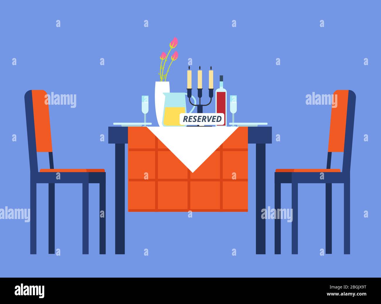 Cooking dinner table Stock Vector Images - Alamy