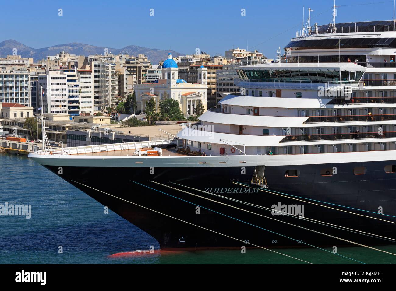 Cruise ship, Port of Piraeus, Athens, Attica Region, Greece, Europe ...