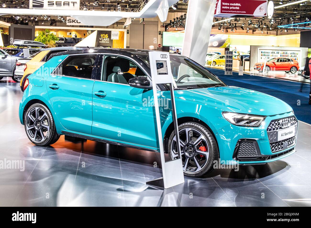 Brussels, Belgium, Jan 2020 Audi A1 Sportback 25 TFSI, 95PS, Brussels ...
