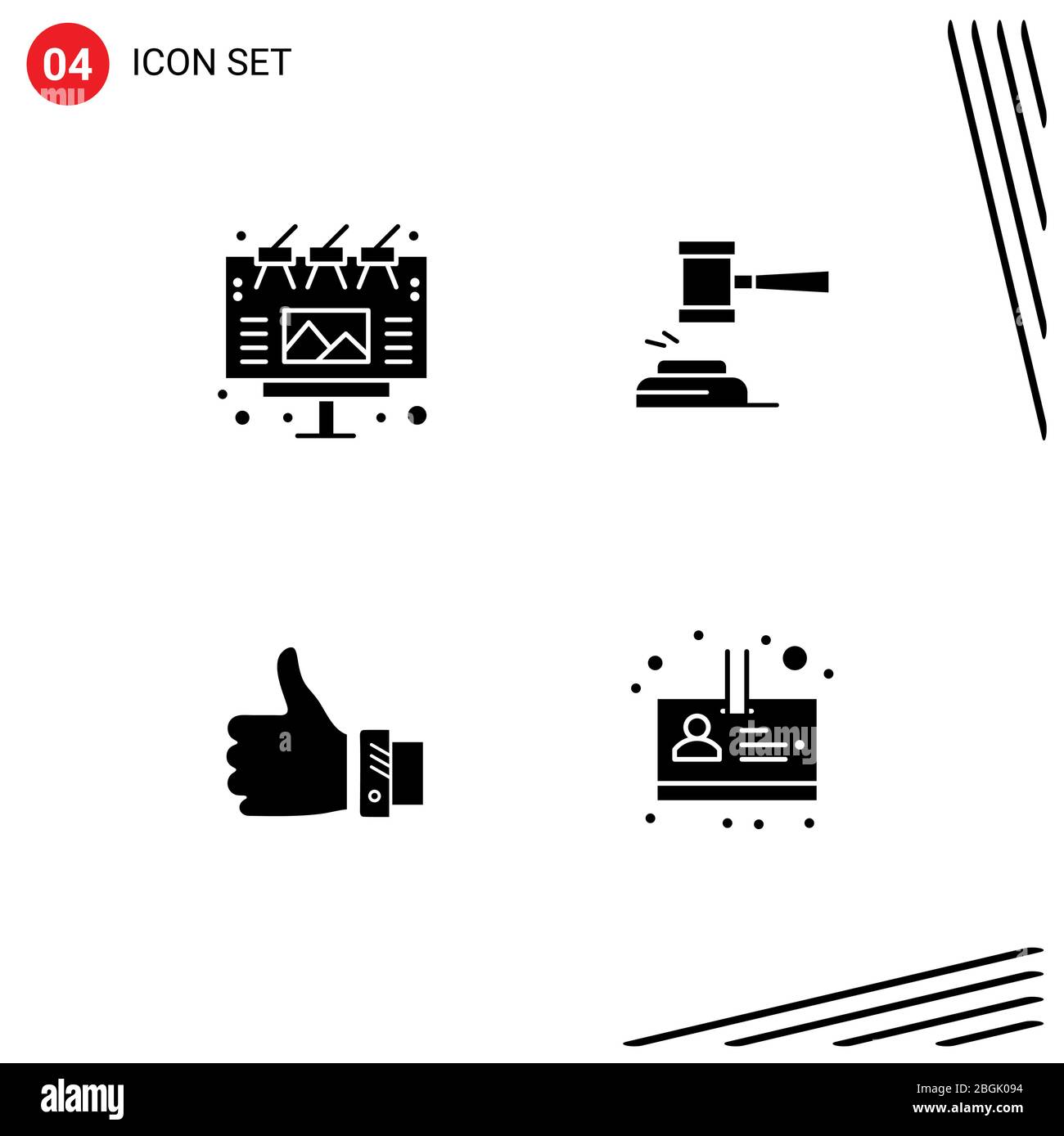 Judge billboard Stock Vector Images - Alamy