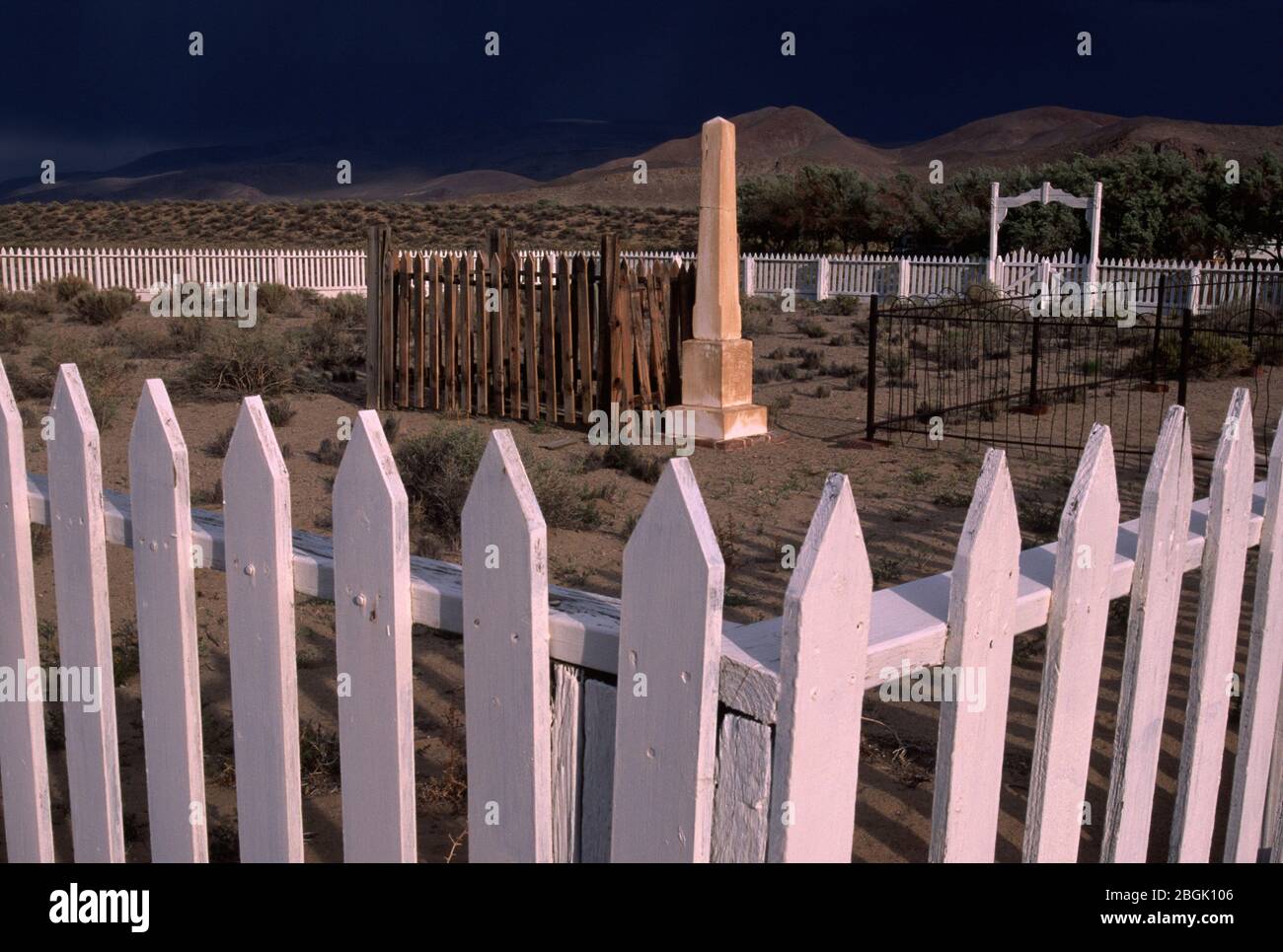 Cemetery, Fort Churchill State Historic Park, Nevada Stock Photo - Alamy
