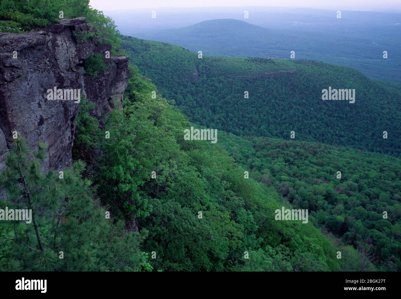 Rip Van Winkle Hollow from Newman's Ledge, Catskill State Park, New ...