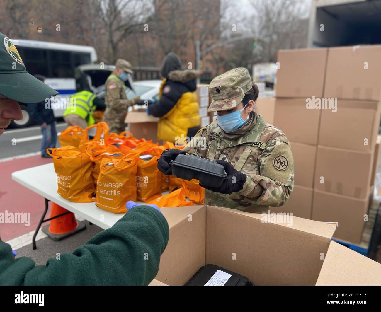 New York Army National Guard Spc. Thalio Hinajosa, assigned to Battery ...