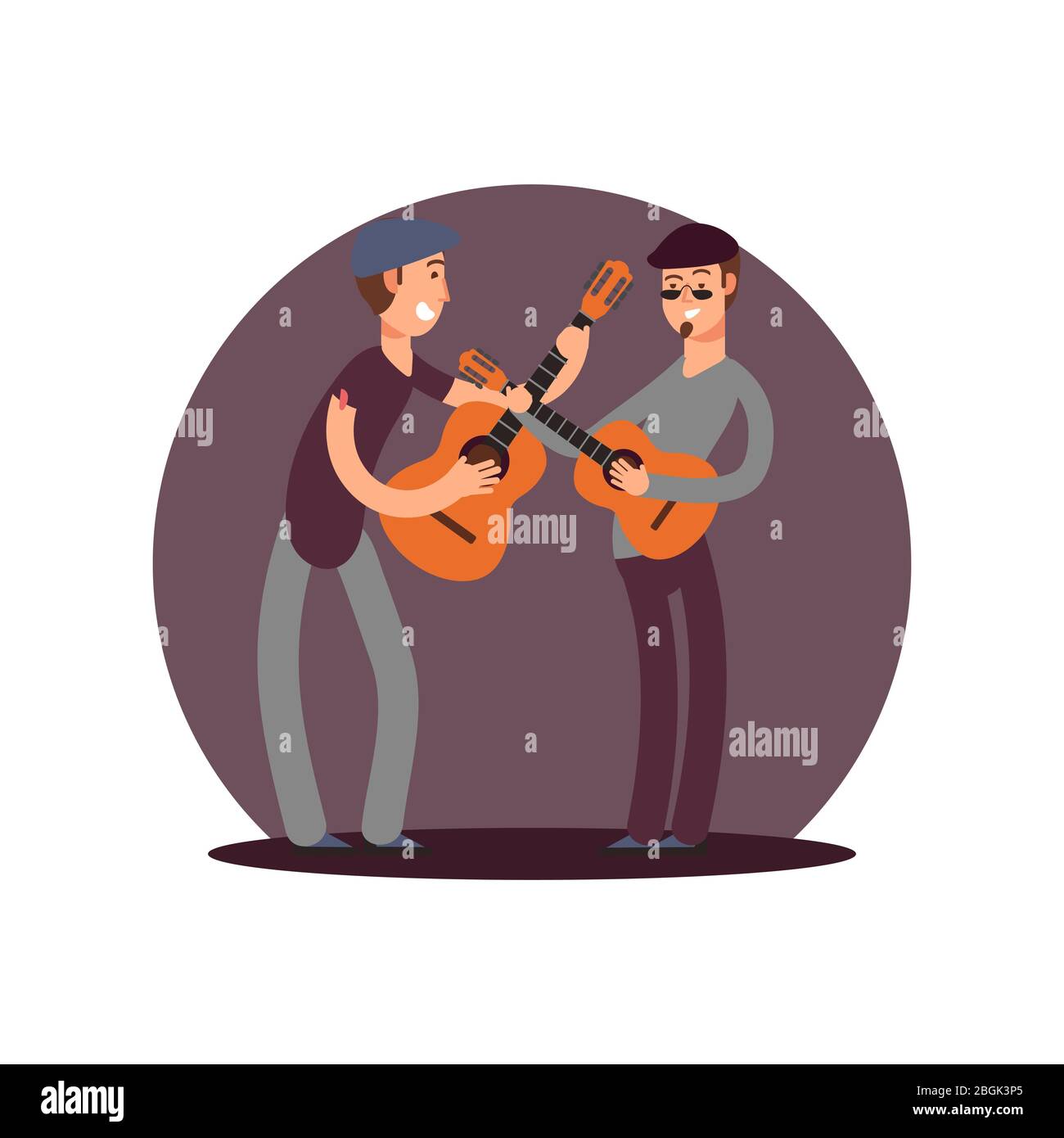 Male singer cartoon hi-res stock photography and images - Alamy